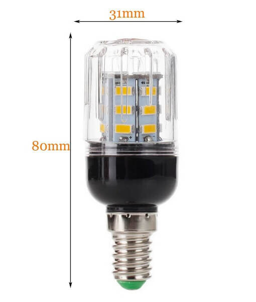 LED Pære 12V med E14 fatning, se video » DKVOLT.DK